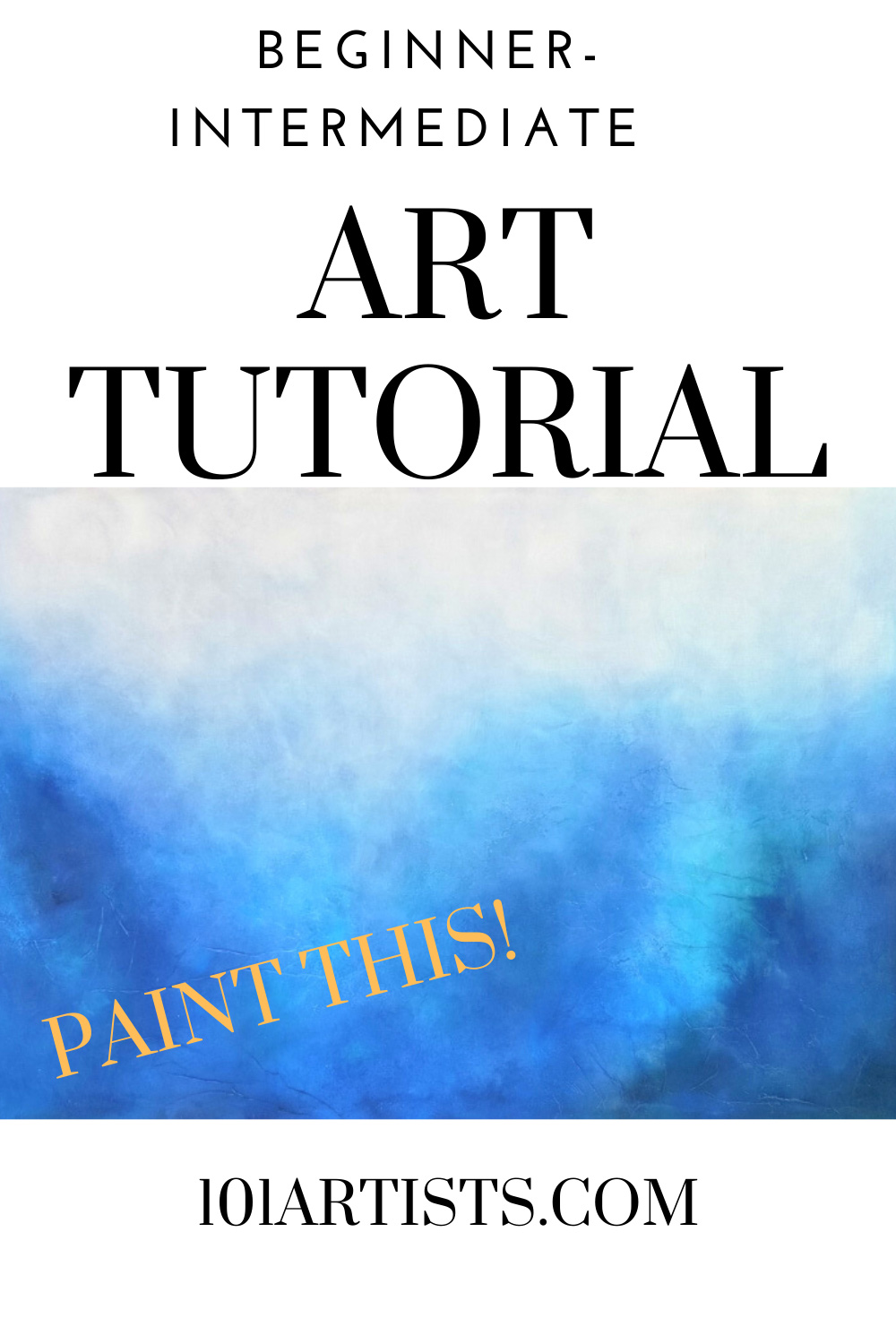 Easy Step By Step Paint Abstract Landscape Art Tutorial 101 Artists